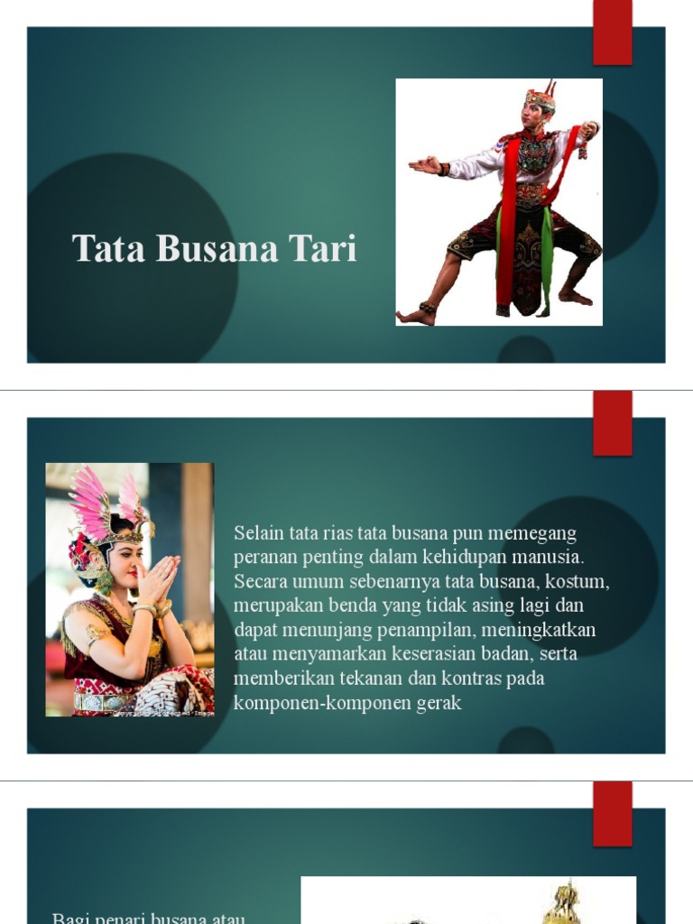 Fungsi dan Tata Busana Tari | PDF | Seni