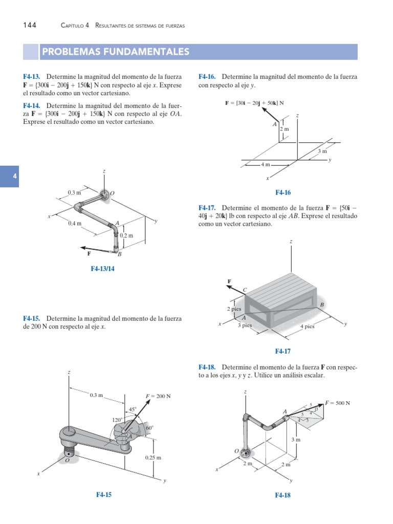 Estatica. Ingenieria Mecanica Tarea Semana 5 | PDF