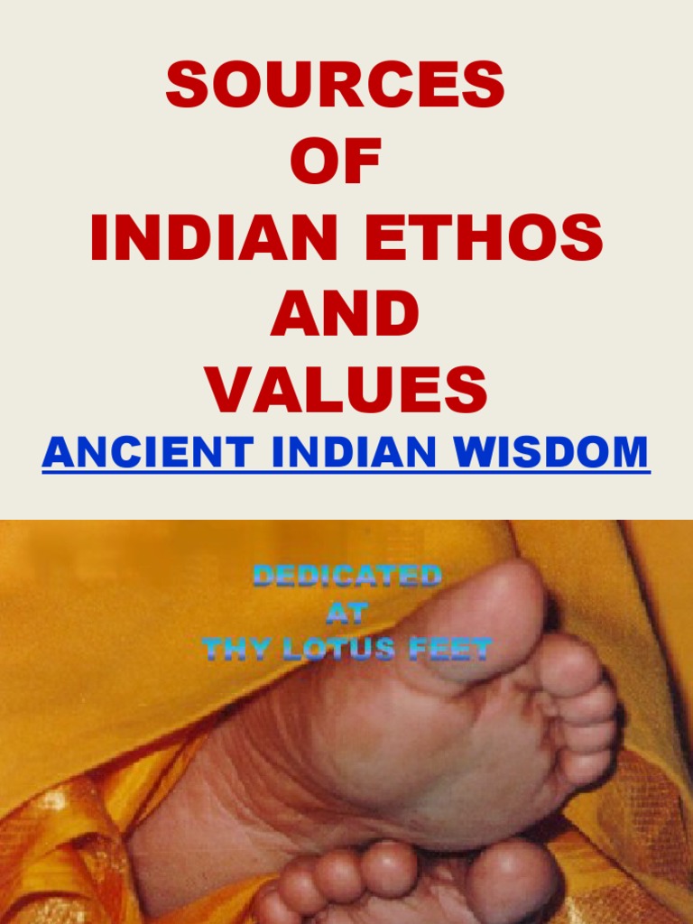 Indian Ethos: Ancient Wisdom & Values | PDF | Karma | Brahman
