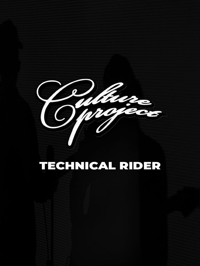 Technical Rider untuk Pertunjukan Band | PDF | Griya & Taman