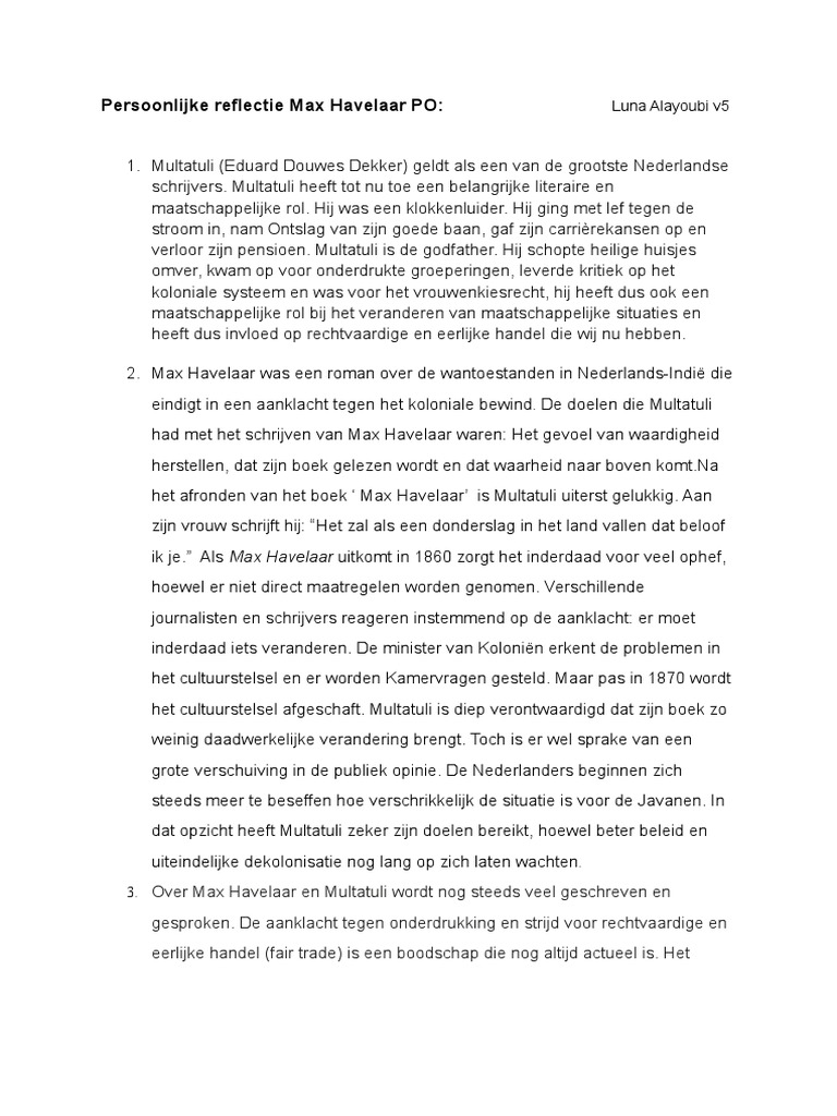 Max Havelaar | PDF