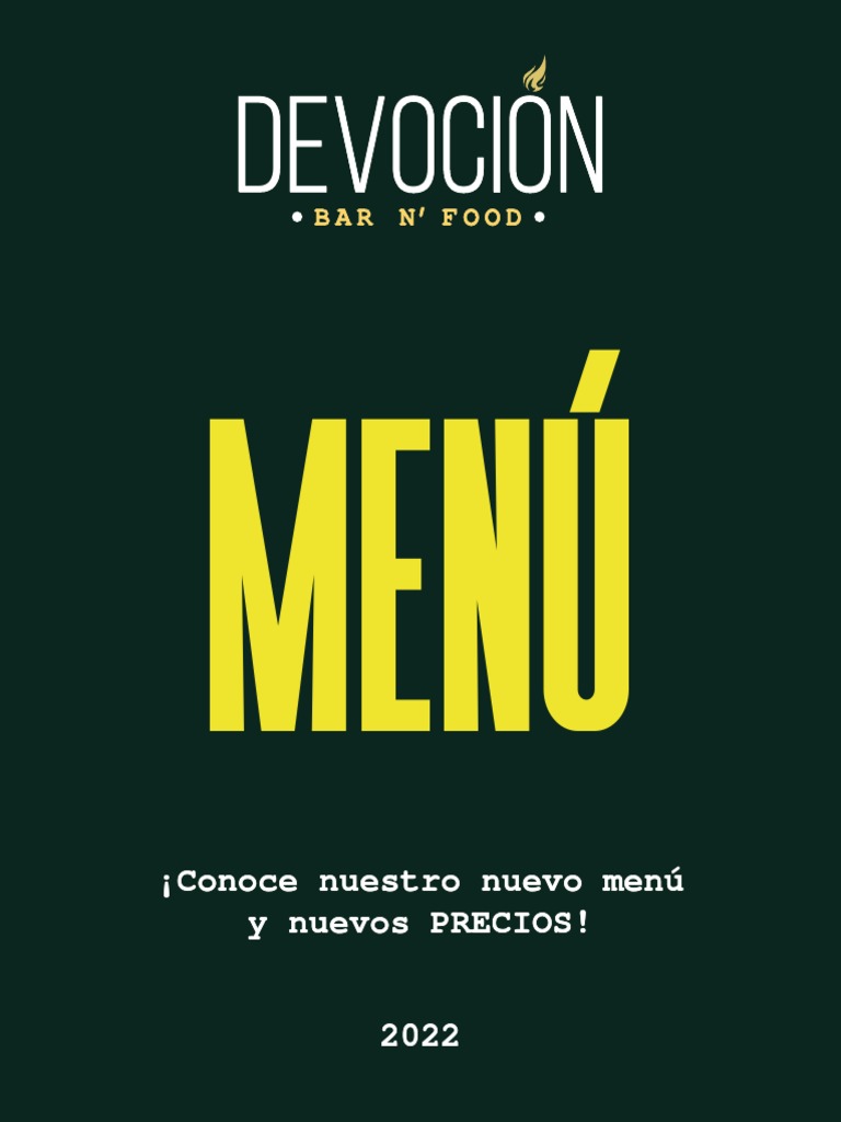 Menú Devoción | PDF | Sushi | Cocinando