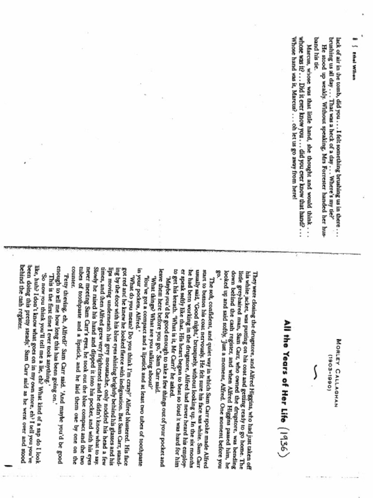 All The Years of Her Life | PDF