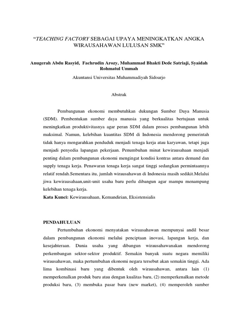 Anugerah Abdu Rasyid - UMSIDA | PDF