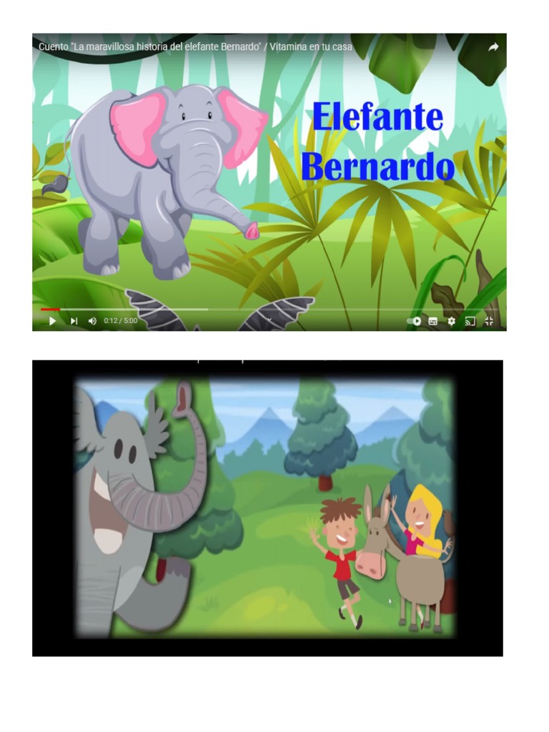 Cuento El Elefante Bernardo | PDF