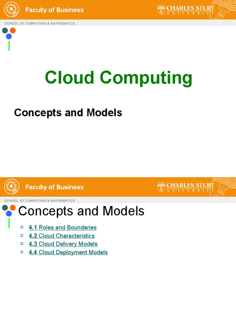 Concepts and Models | PDF | Cloud Computing | Platform As A Service