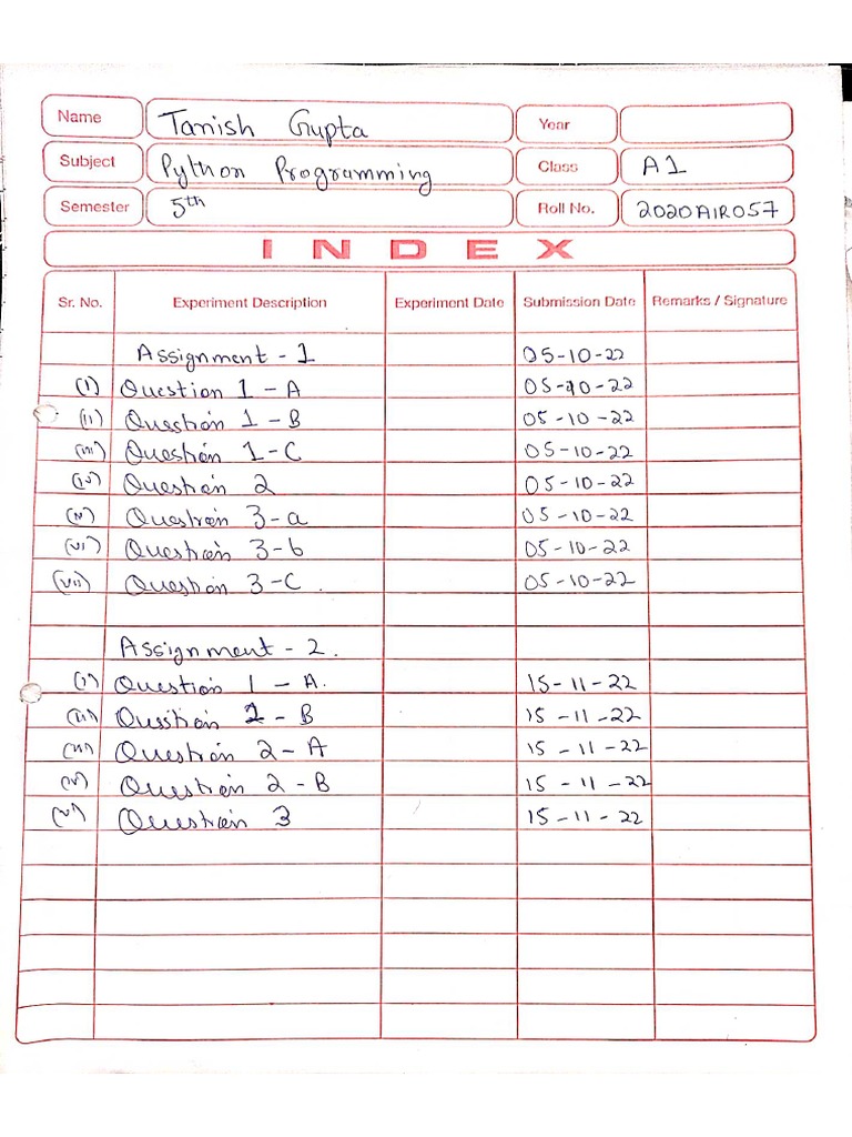 Python Assignment 2 | PDF