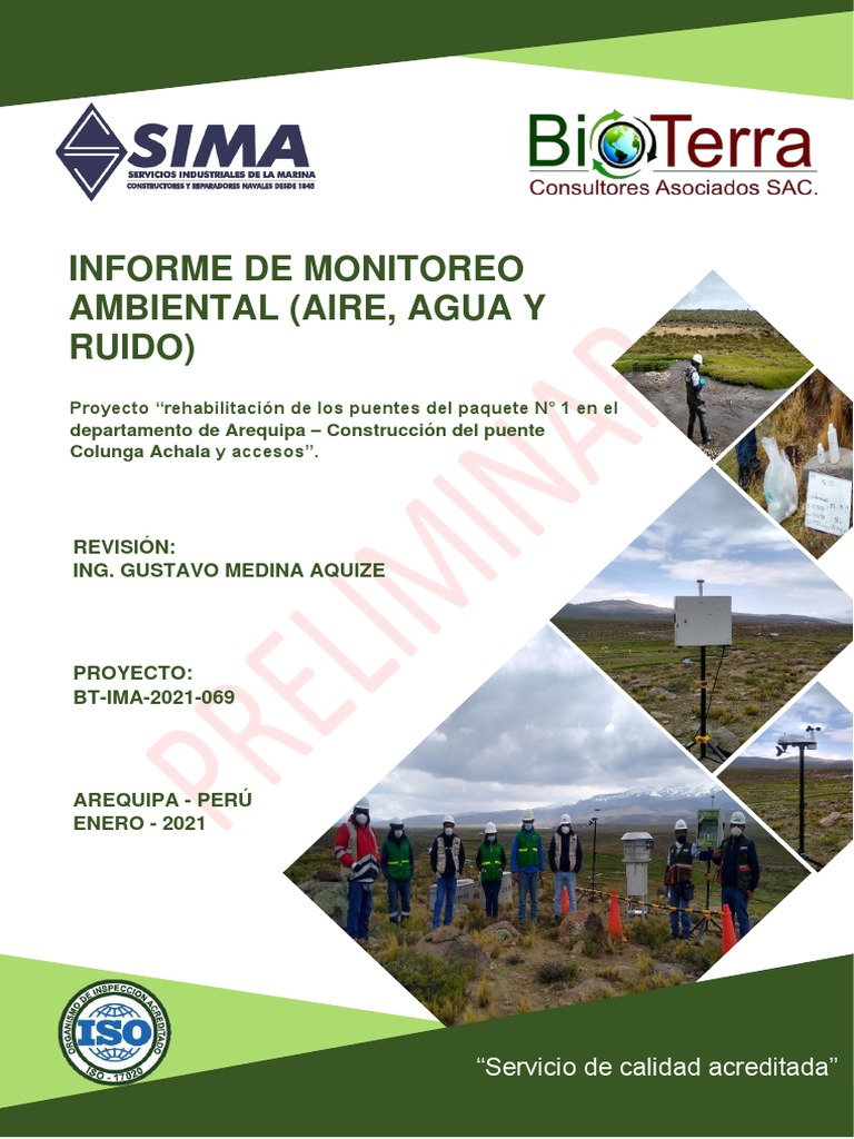Informe de Monitoreo Ambiental Sima | PDF | Sustentabilidad | Entorno natural