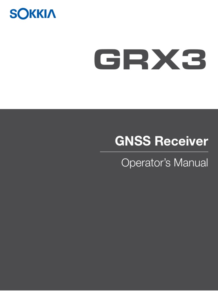 Manual GRX3 | PDF