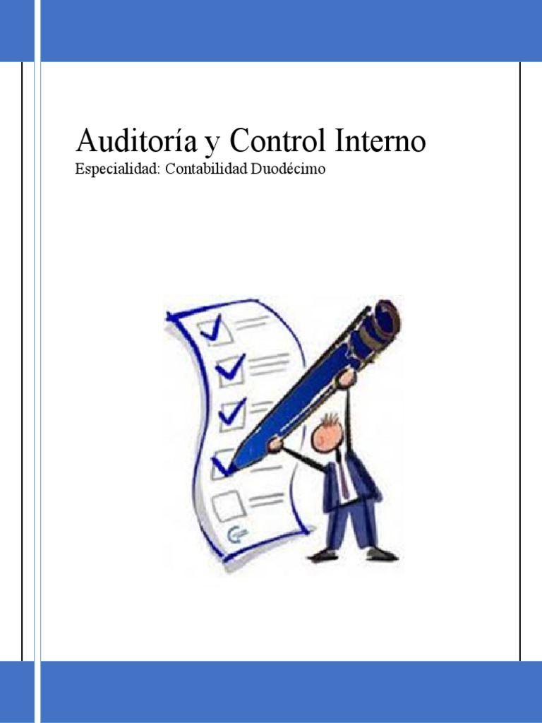 Auditoría y Control Interno: Conceptos Clave | PDF | Auditoría | Contralor