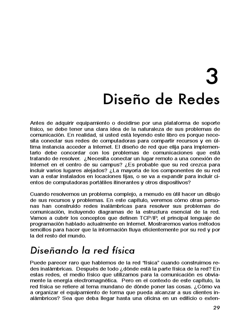 3 Diseno de Redes | PDF