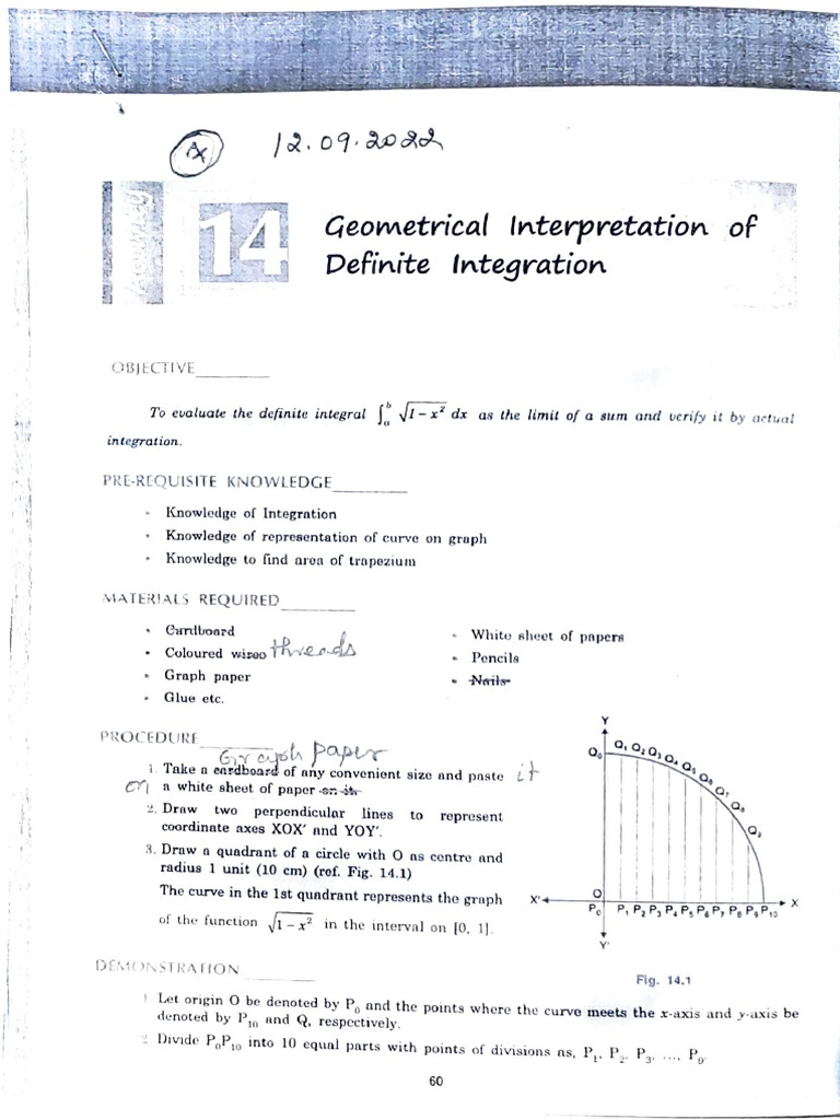 Maths Practical | PDF | Area | Integral