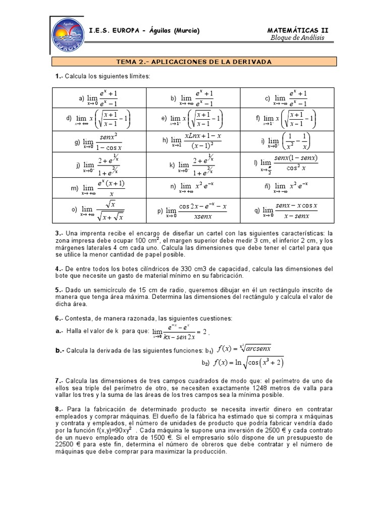 Act3 AplicacionesDerivada | PDF