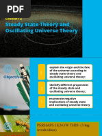 EALS Chapter 1 - Module 1 | PDF | Big Bang | Universe