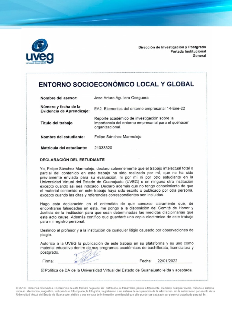 Sánchez Felipe ESLyG EA2 | PDF