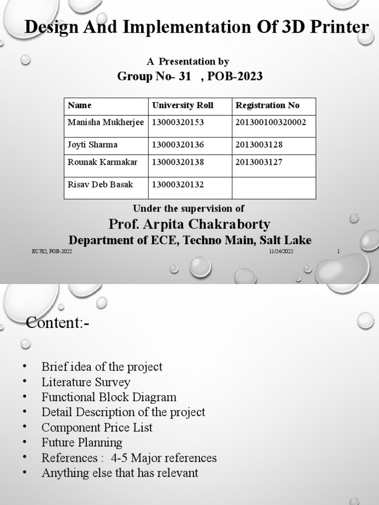 3D Printer Design and Implementation Report | PDF | 3 D Printing ...