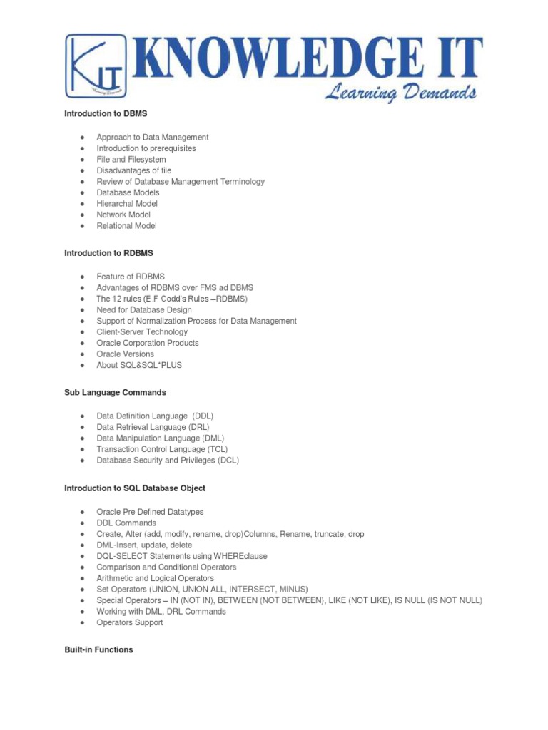 Sql Plsql Pdf Plsql Relational Database 