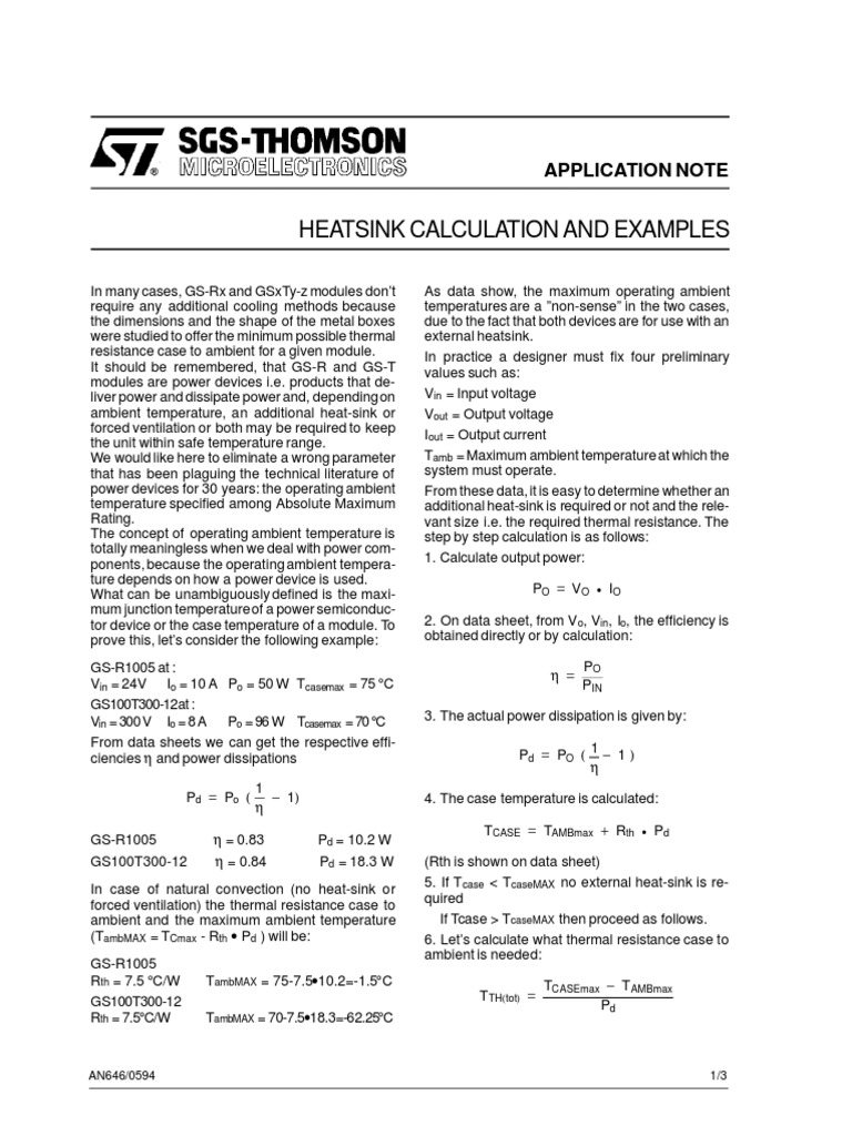 Bosari Thermal Management Guide | PDF | Teaching Methods & Materials ...