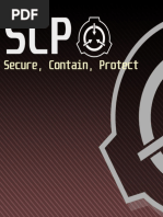New SCP Anomaly Classification System | PDF