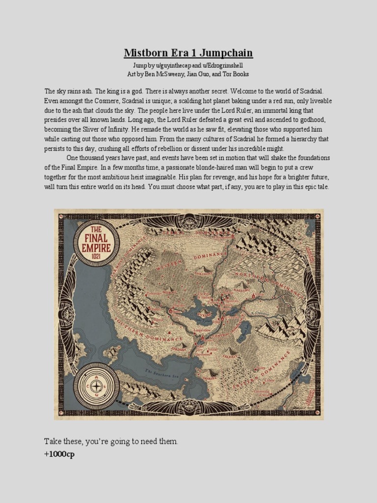 Mistborn Era 1 V1.2 | PDF