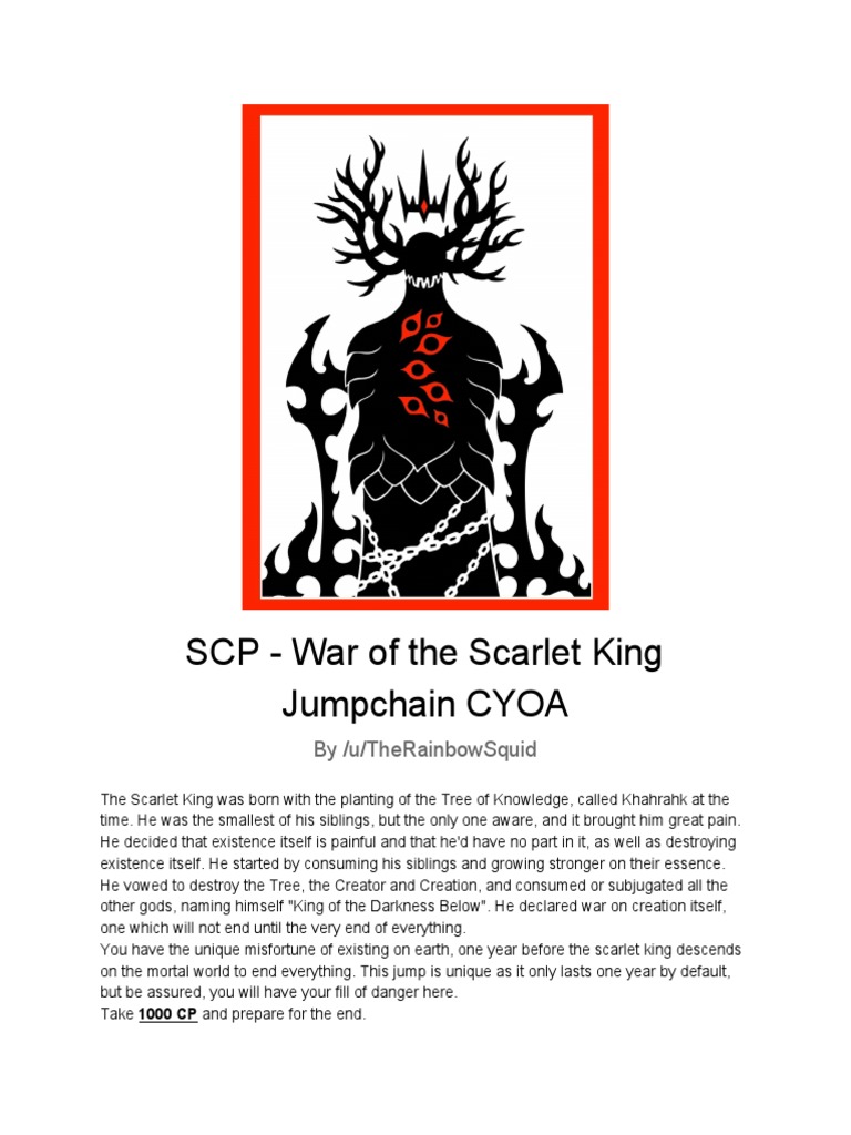 SCP - War of The Scarlet King | PDF | Law