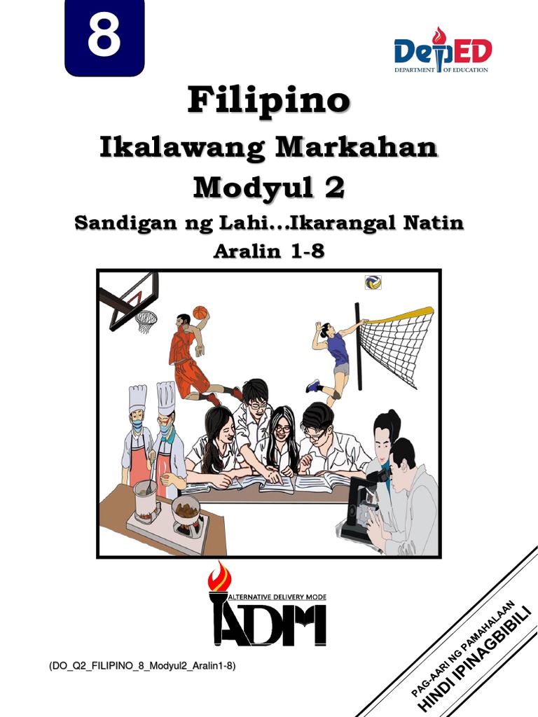 Adm Filipino 8 - q2 - Aralin 1-8 | PDF