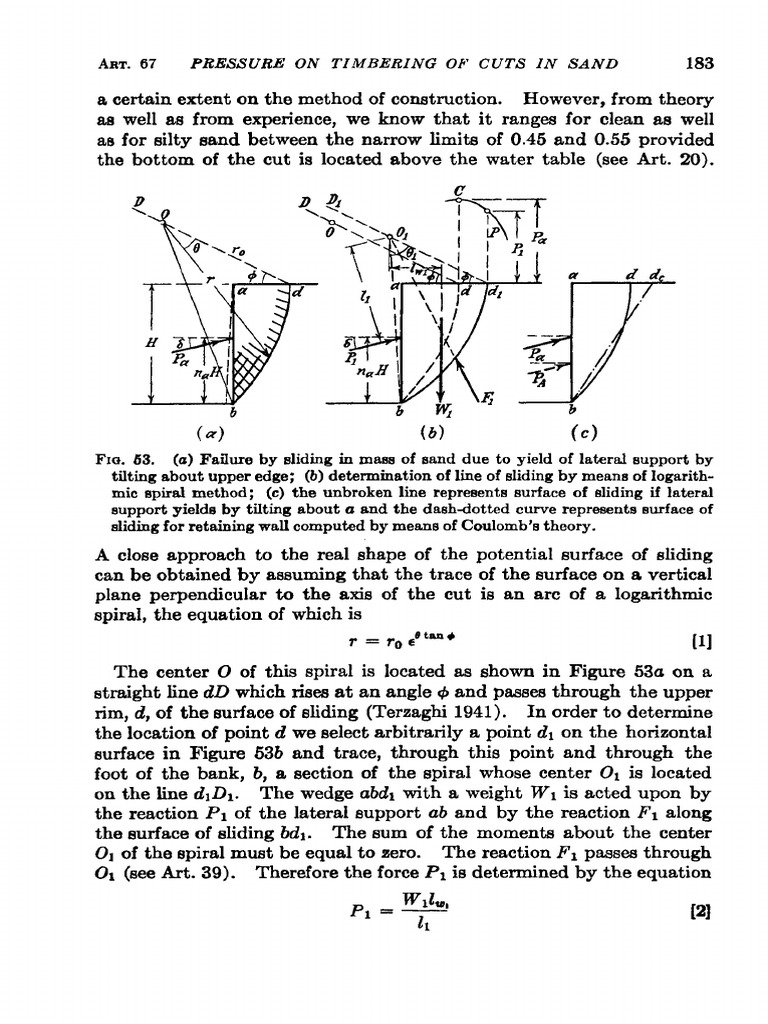 Theoretical Soil Mechanics Karl Terzaghi 200 300 | PDF