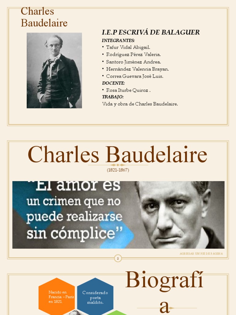 Análisis del poema "El reloj" de Baudelaire | PDF | Poesía