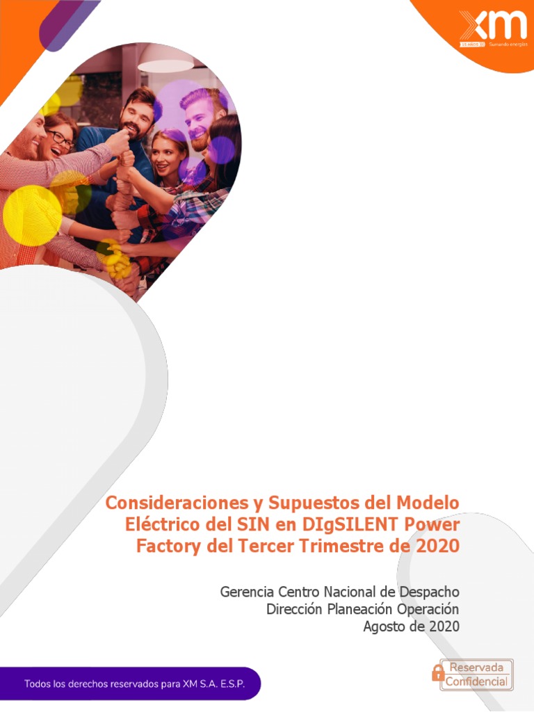 Consideraciones Supuestos ModeloEléctrico MP03-2020 | PDF | Ingenieria Eléctrica | Energia electrica