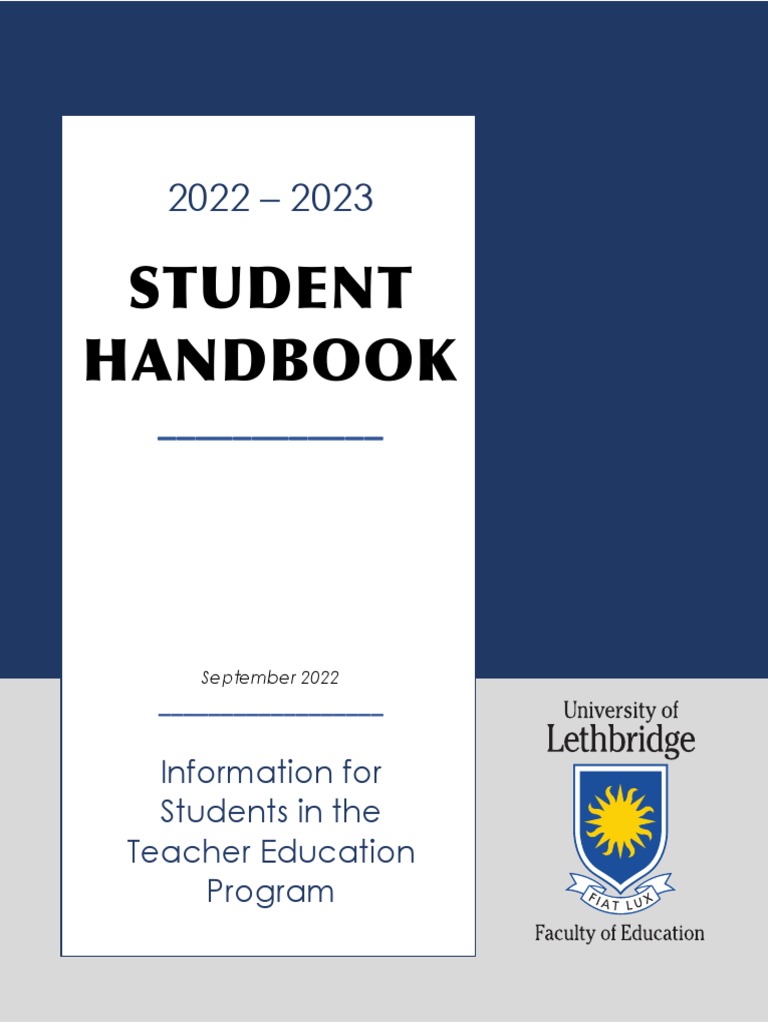 Student Handbook | PDF