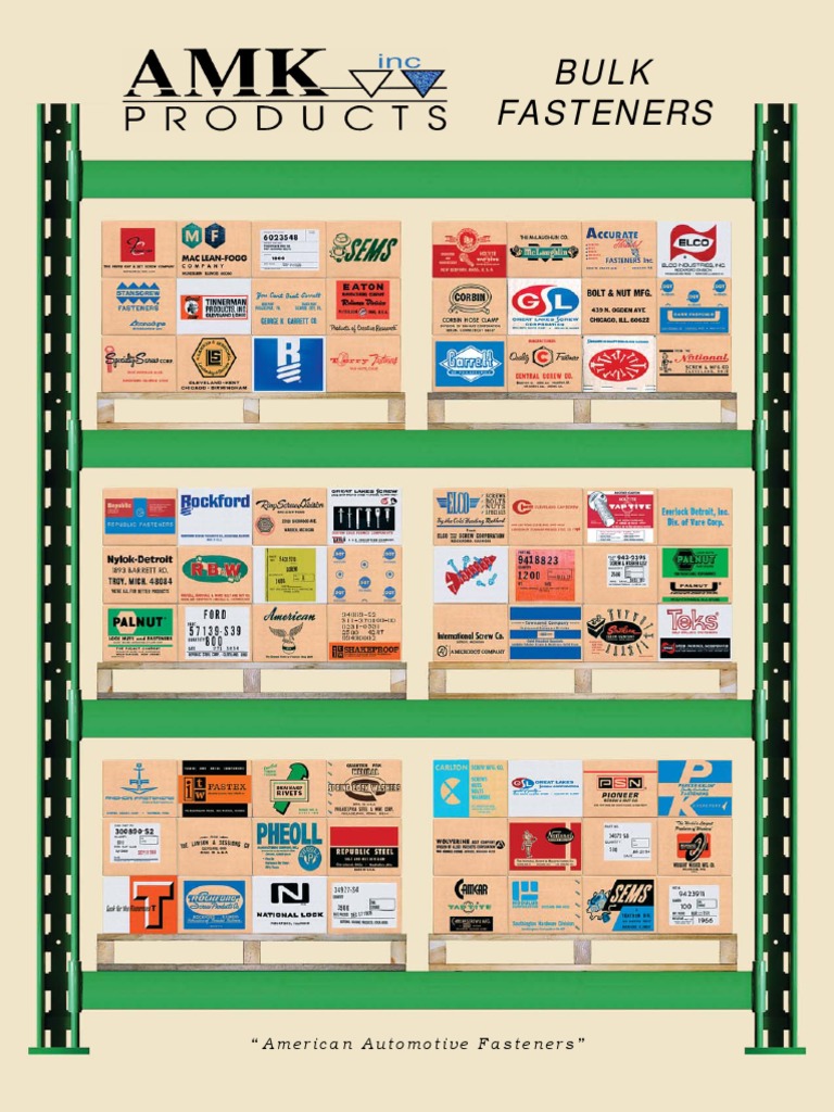 Catalog AMK Fastener | PDF | Screw | Manufactured Goods