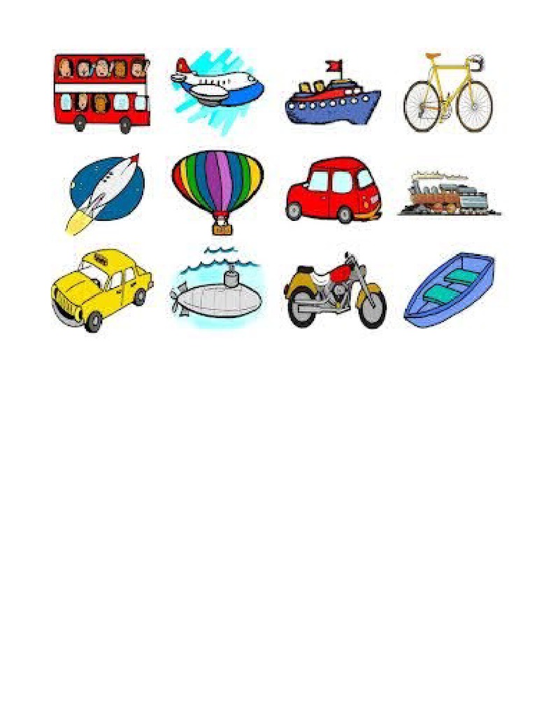 TEMA 8 - Los Medios de Transporte | PDF