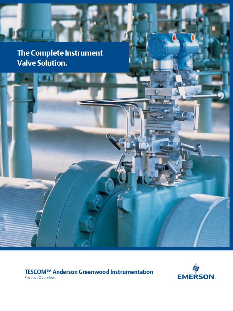 Brochure Complete Instrument Valve Solution Tescom Anderson Greenwood ...