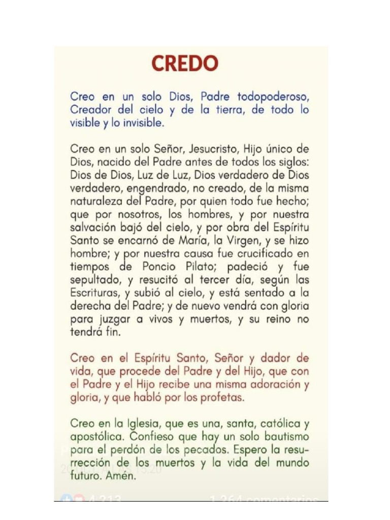 El Credo | PDF