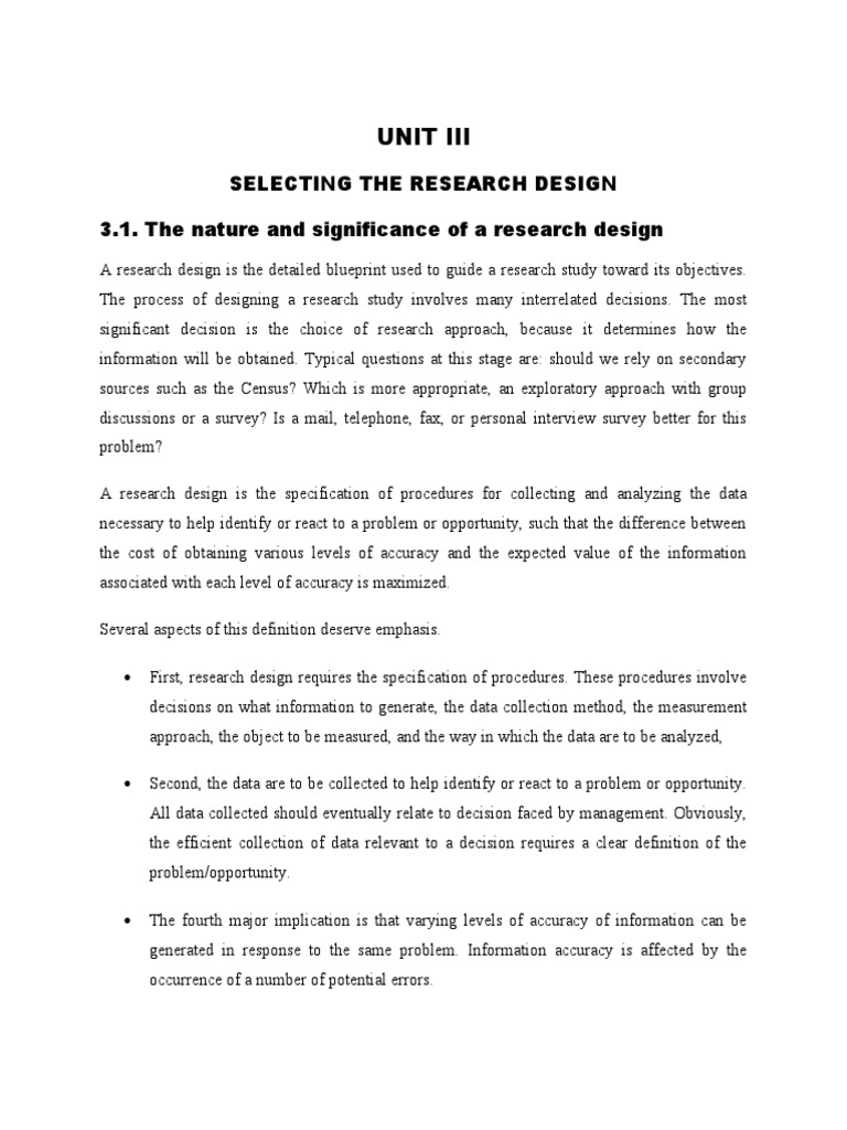Exploring Research Design: An Overview of Exploratory, Descriptive ...