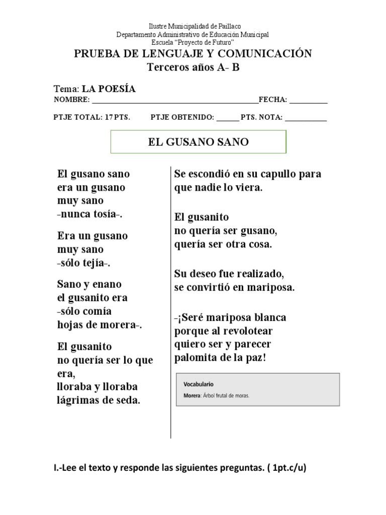 Prueba Poesía | PDF | Ficción general