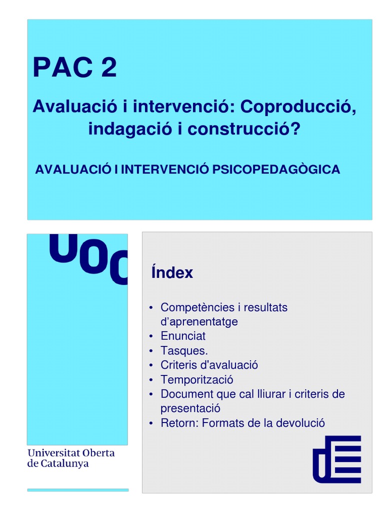 Orientacions PAC 2 | PDF