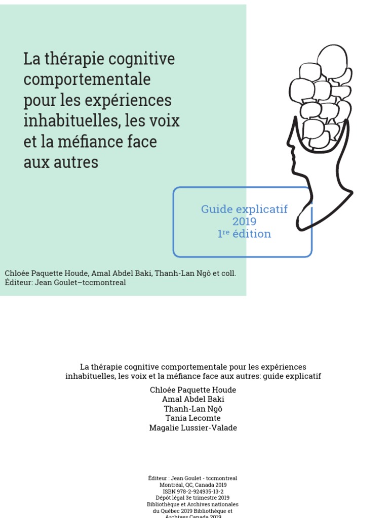 TCC pour voix et méfiance envers autrui | PDF | Psychothérapie ...