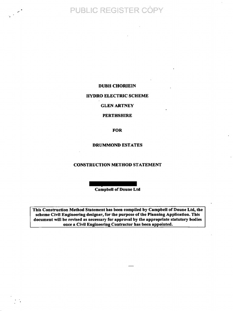 6 Construction Method Statement | PDF