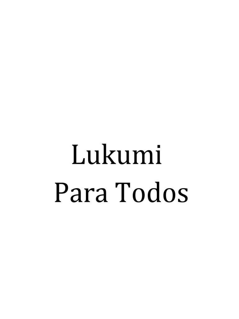 Lukumi para Todos | PDF