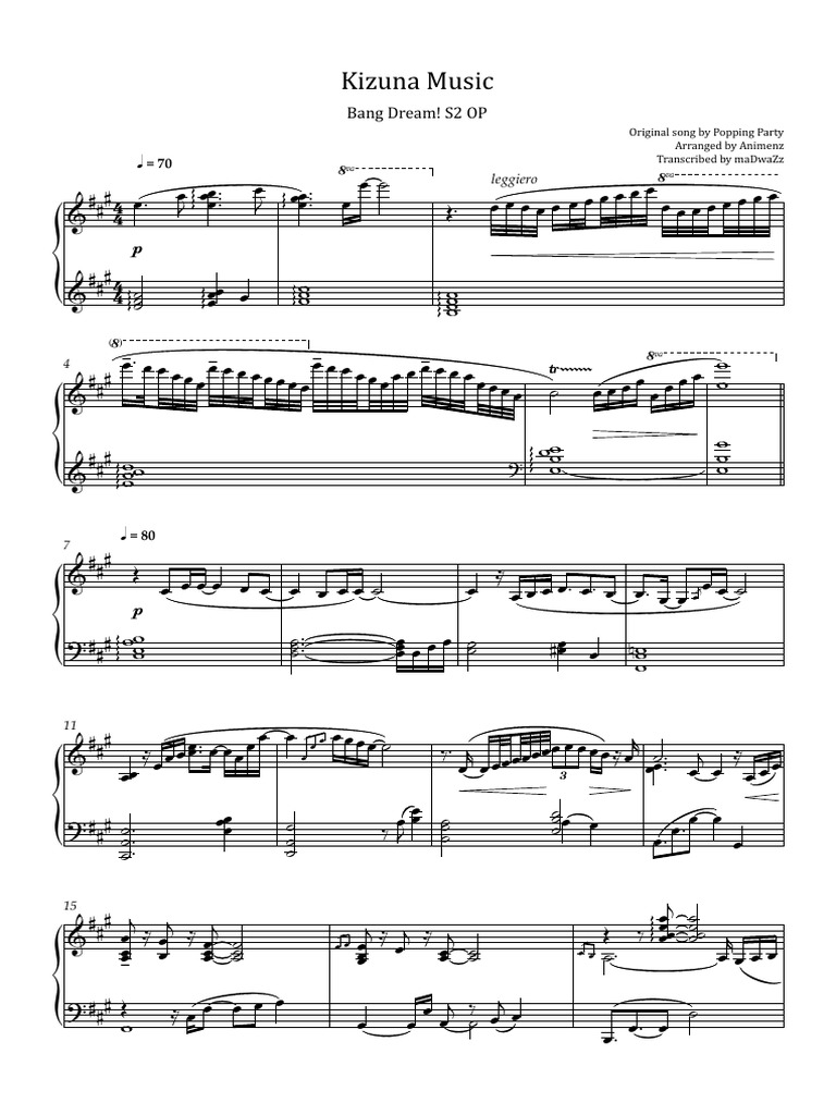 Kizuna Music (Animenz) | PDF