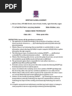 Mathematics Exam Questions For JSS1 First Term | PDF | Test (Assessment ...