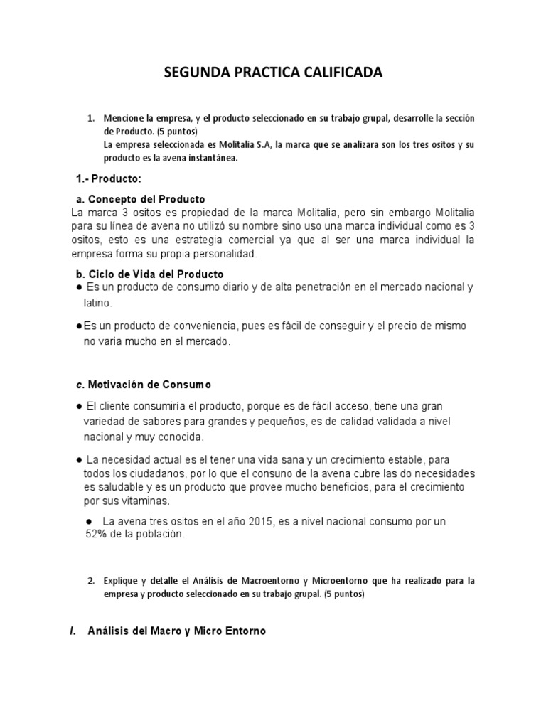 Segunda Practica Calificada-1 | PDF