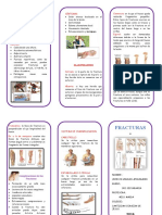 Triptico de Primeros Auxilios | PDF | Salud y bienestar | Medicina