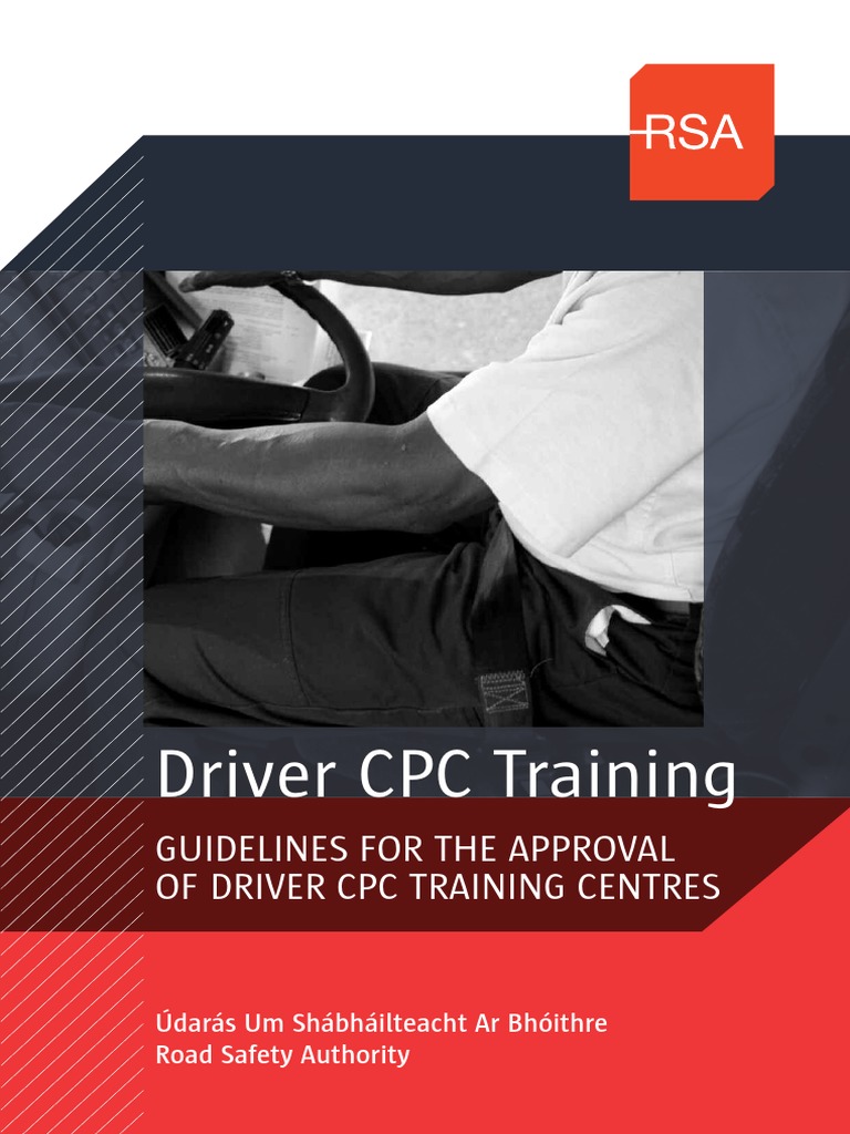 Driver CPC Training Centre Guidelines | PDF | Technology & Engineering