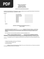 Annual Barangay Budget | PDF