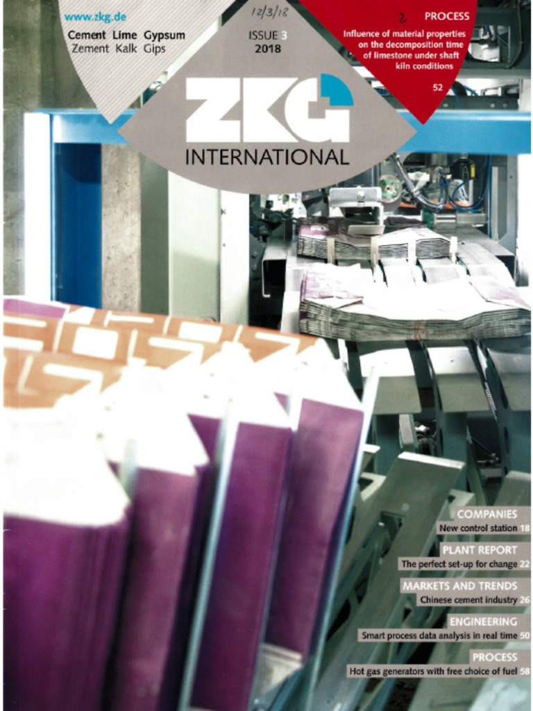 Revista Cal ZKG INTERNATIONAL No. 3 2018 | PDF