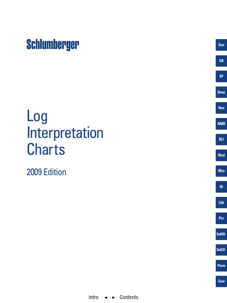 Schlumberger - Log Interpretation Charts | PDF