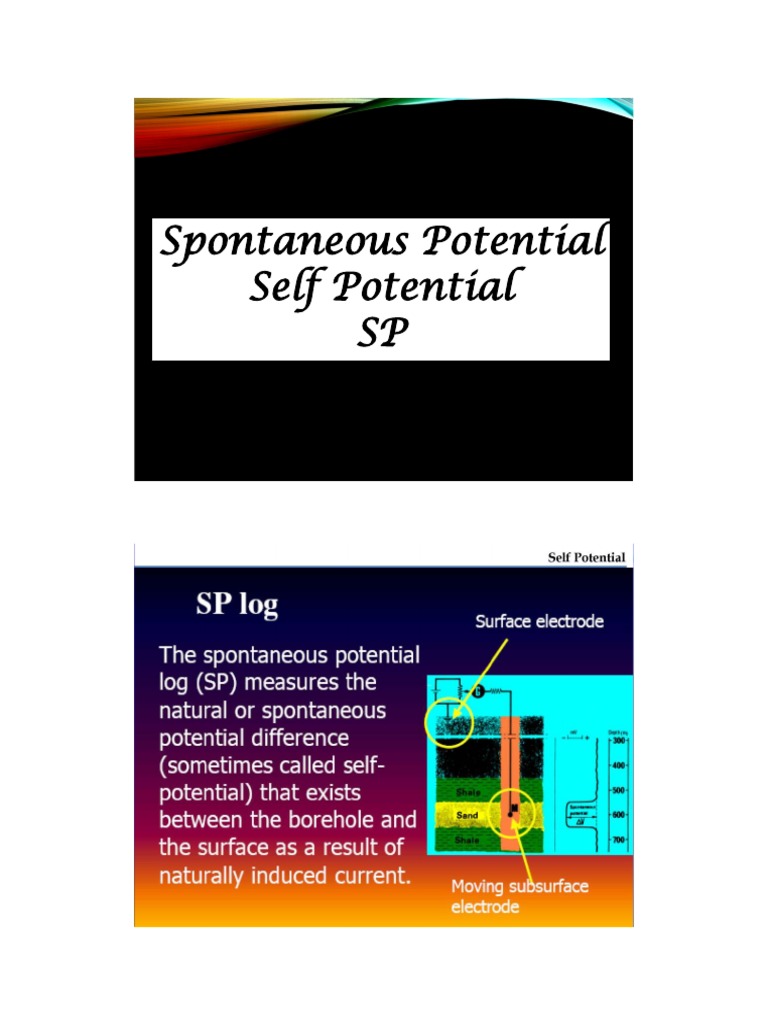 Spontaneous Potential | PDF