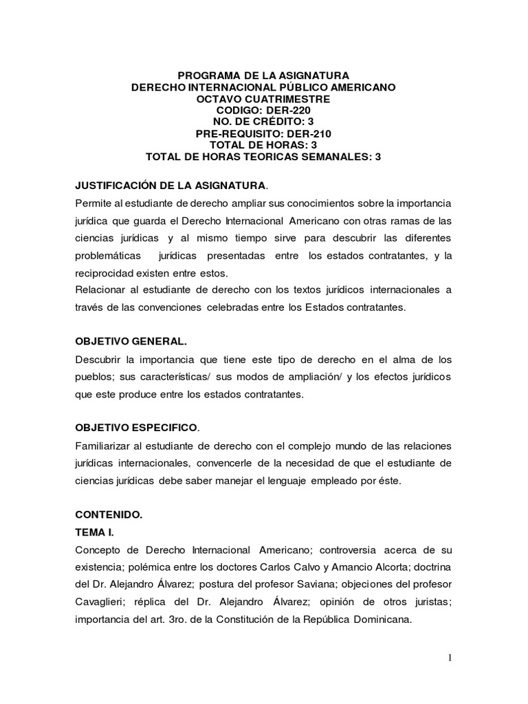 Programa Dip Americano | PDF | Diplomático | Evaluación